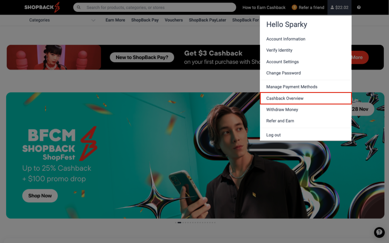 Cashback status issues – Help centre · ShopBack Singapore